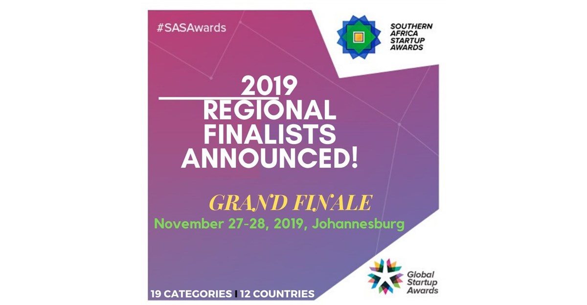 Regional finalists announced for 2019 Southern Africa Startup Awards