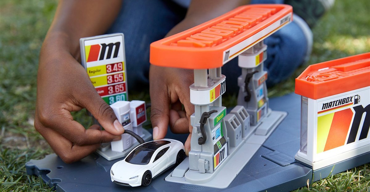 Mattel reveals carbon-neutral Tesla made from recycled materials